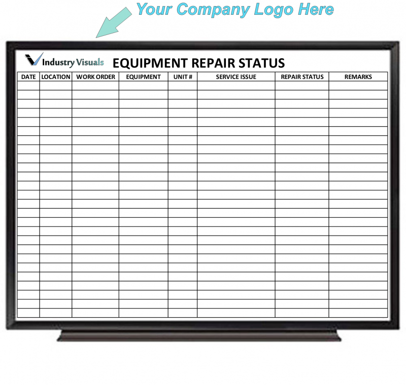 Equipment Repair Status – Industry Visuals