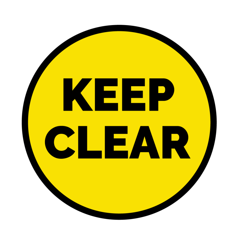 Keep Clear Floor Mark – Industry Visuals