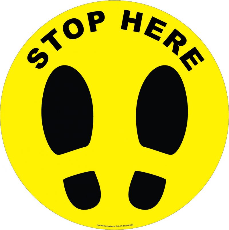 STOP HERE with shoeprints – Industry Visuals