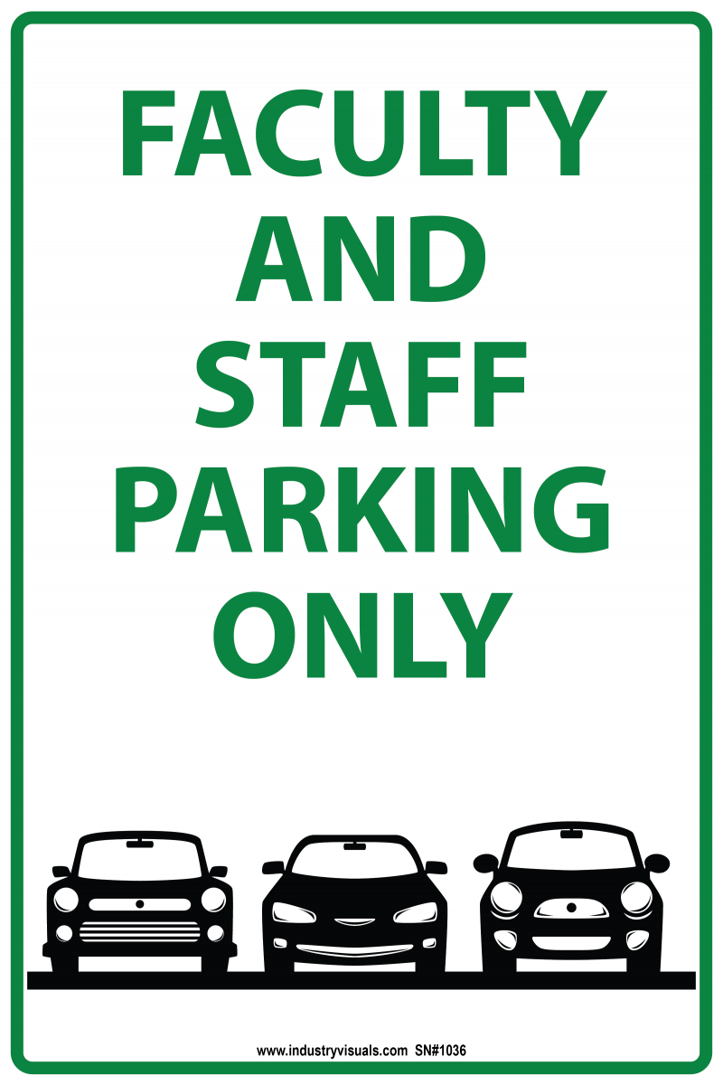 Faculty and Staff Parking – Industry Visuals