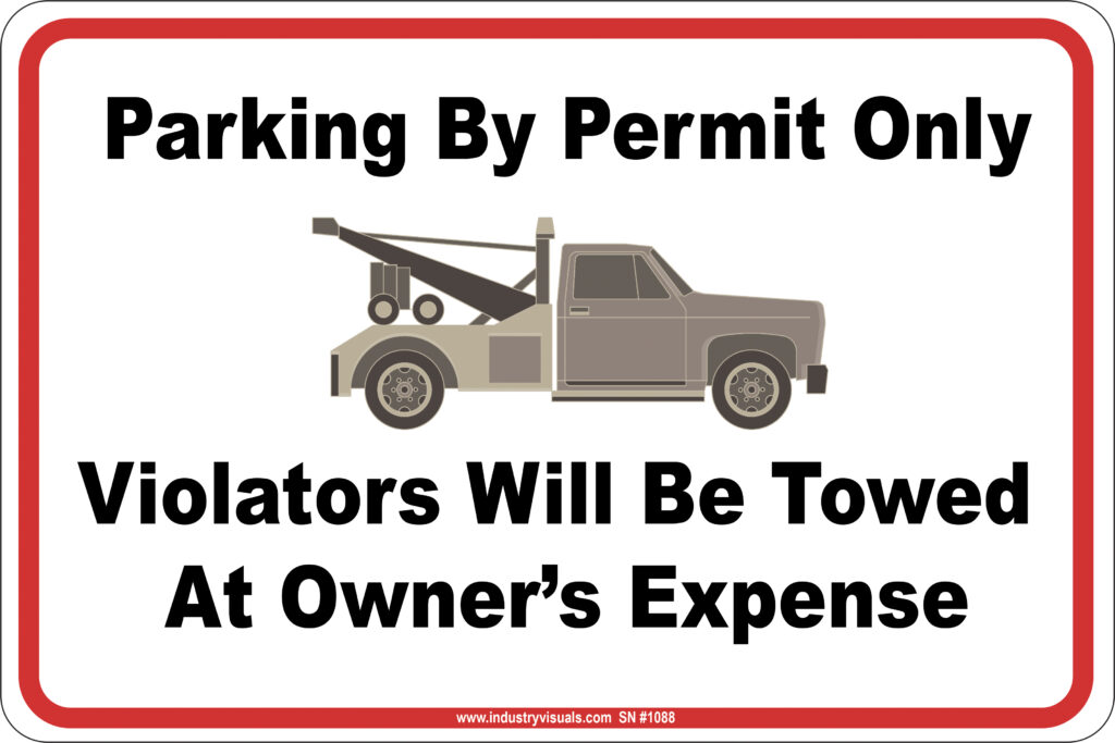 Parking By Permit Only – Industry Visuals