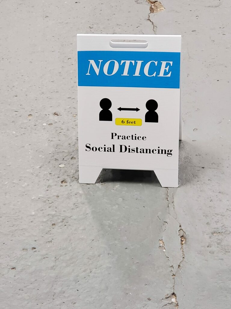 Designed by Customer – A Frame Signs – Industry Visuals